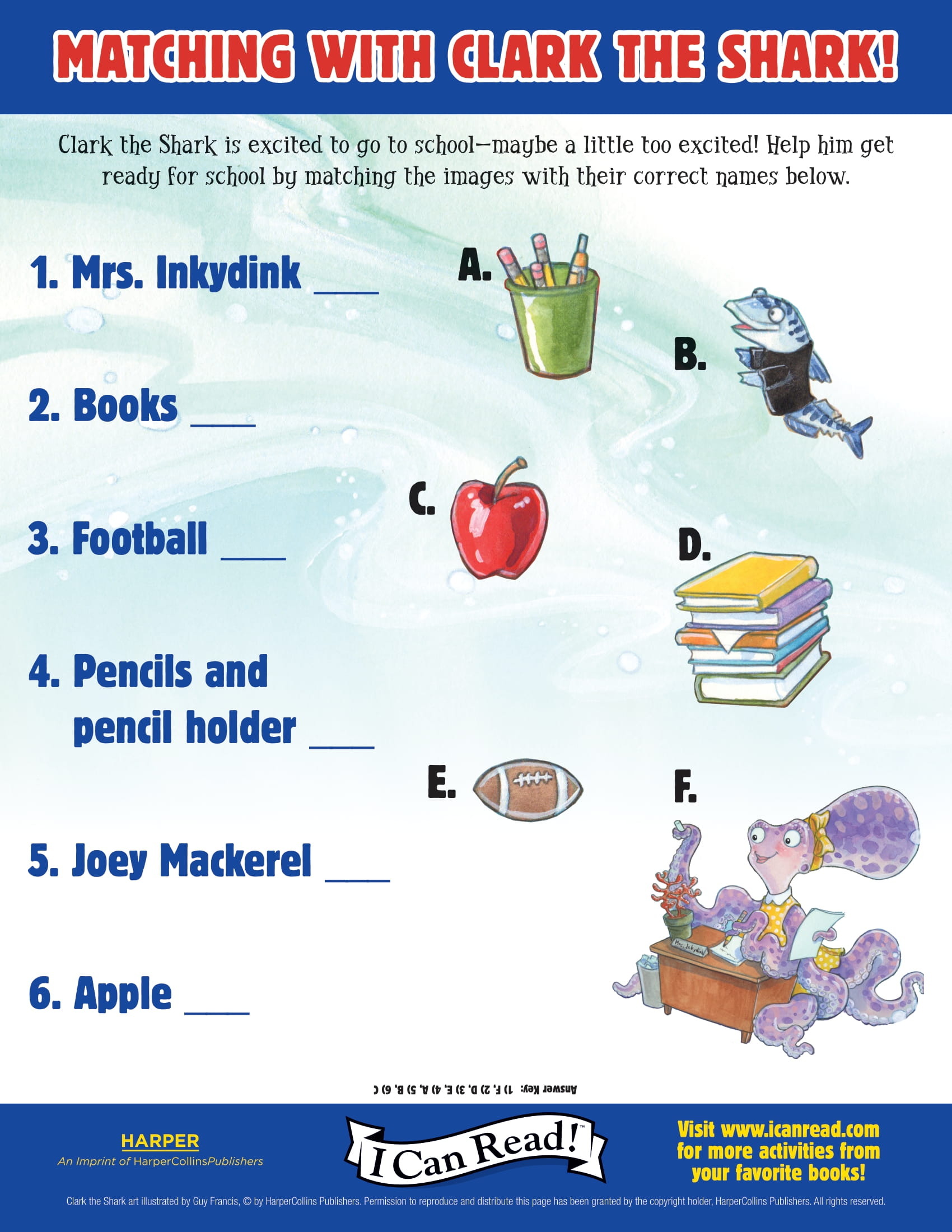 Matching with Clark the Shark