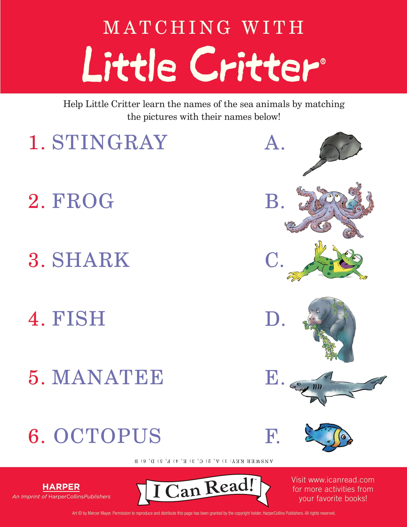 Matching with Little Critter